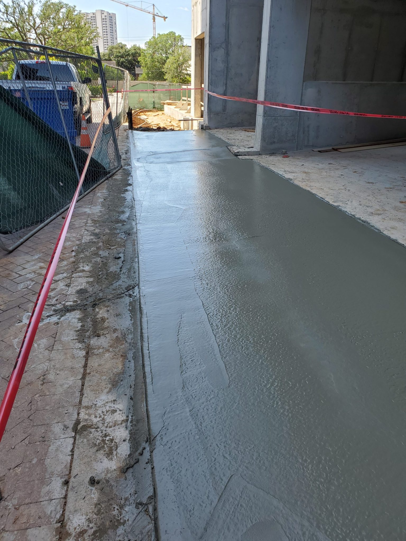 New Concrete Construction For The Chelesa Apartments - American Paving